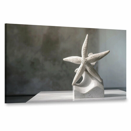 Интерьерная картина 100х60 "Морская звезда на пути к сокровищам"