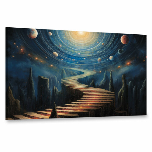 Интерьерная картина 100х60 "Путь в небеса"