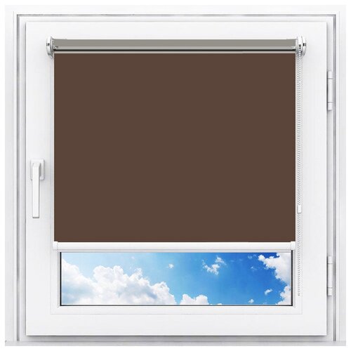 Рулонная штора Эко коричневый 70х180 см