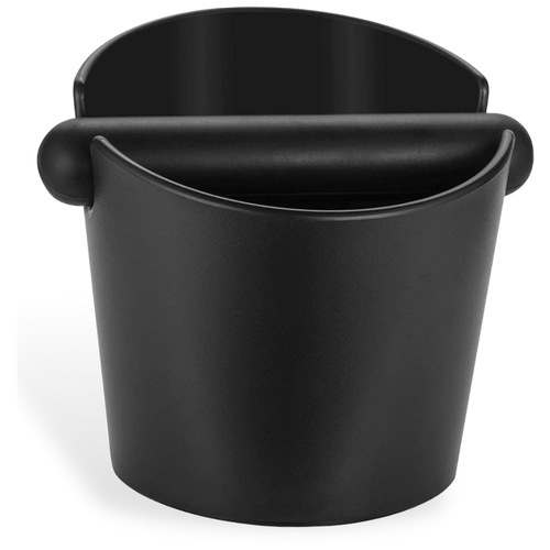 Нок-бокс для кофе пластиковый 15.5*15.5 см Milk Mazer, цвет черный, нок бокс для кофейных отходов, контейнер для кофейного жмыха