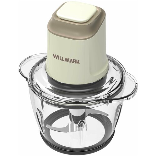 Измельчитель WILLMARK WMC-5288 (400Вт, стекл. чаша 1,2л, двойн. лезвия, рез. основание)