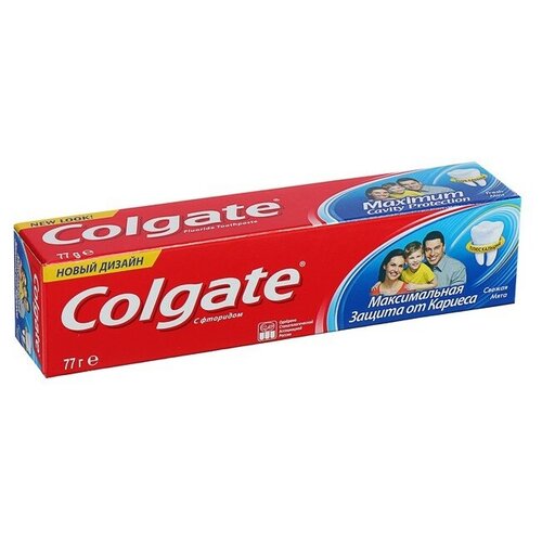 Зубная паста Colgate «Максимальная защита от кариеса», свежая мята, 50 мл