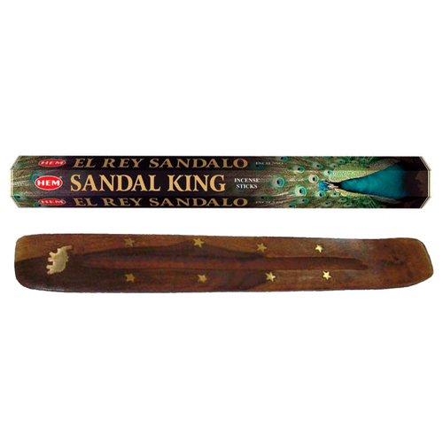 Благовоние HEM "Sandal King" (Королевский сандал), 20 палочек + подставка