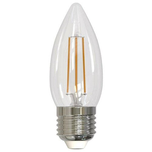 Uniel Лампа светодиодная филаментная (UL-00005166) Uniel E27 11W 3000K прозрачная LED-C35-11W/3000K/E27/CL PLS02WH