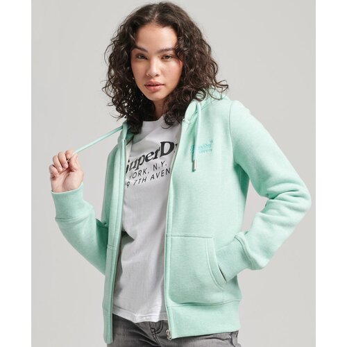 Толстовка Superdry, размер 14, зеленый