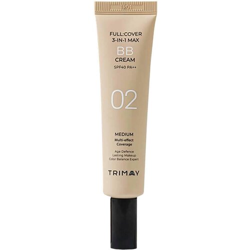 Лёгкий BB-крем Trimay Full Cover 3-in-1 Max BB Cream SPF40 PA++ №2