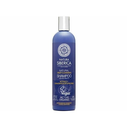 Сертифицированный шампунь против перхоти Natura Siberica Deep cleansing