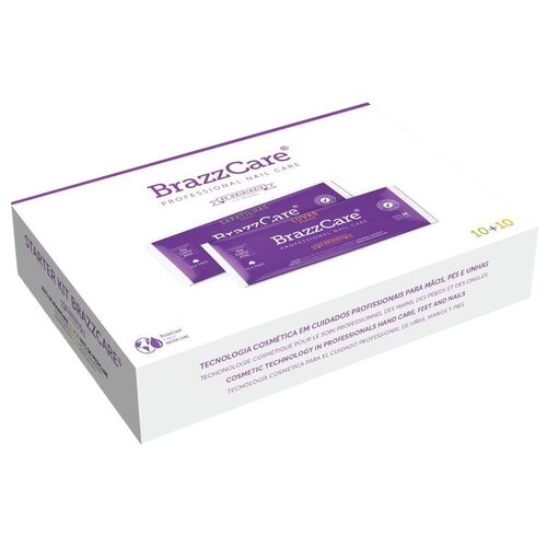 Стартовый набор 10+10 для маникюра и педикюра Brazzcare