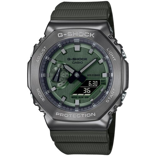 Наручные часы CASIO G-Shock, зеленый, хаки