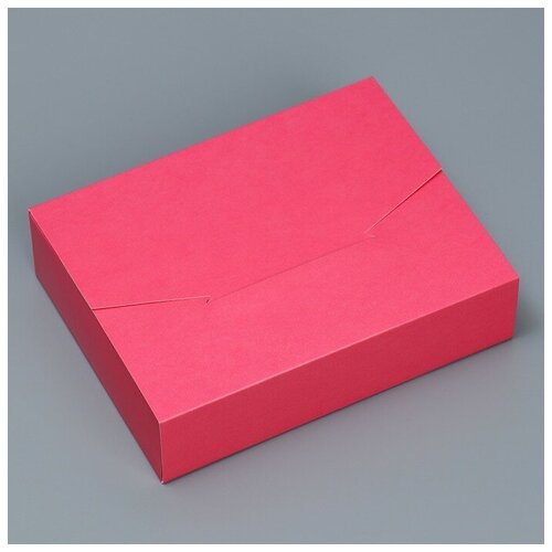 Складная коробка конверт ТероПром 9357868 «Розовая», 16 х 12 х 4 см