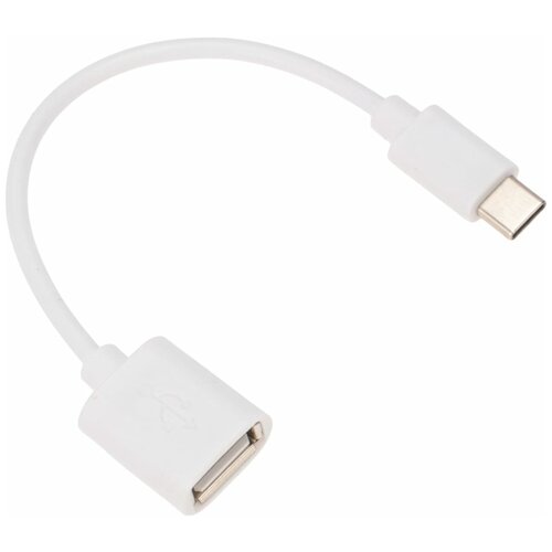 Кабель USB OTG 3.0 - USB Type-C, F/M, 0.15 м, Rexant, бел, 18-1180