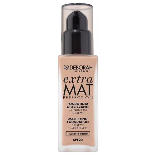 DEBORAH Тональный крем Extra Mat Perfection, SPF 20, 30 мл/30 г, оттенок: 02 beige