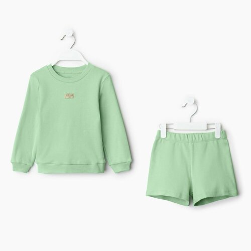 Комплект одежды Minaku, размер 104, зеленый