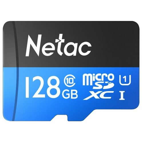 Micro SecureDigital 128GB Netac microSDHC Class10 NT02P500STN-128G-R P500 + adapter