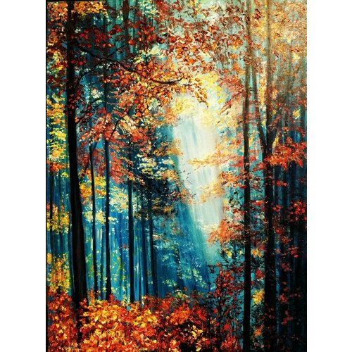 Картина "Осеннее настроение", 50х70 холст, масло