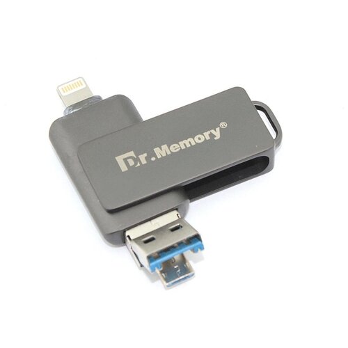 Флешка USB Dr. Memory 051 64Гб, USB 3.0, черный