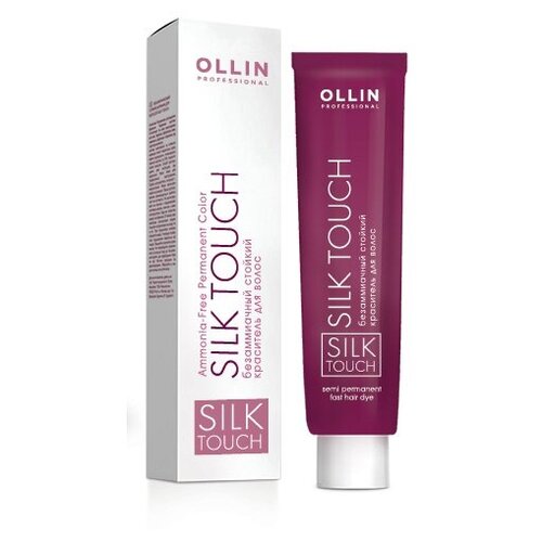 Краска для волос Ollin Professional Silk Touch Краситель безаммиачный, стойкий 60 мл, Цвет 5/8 светлый шатен жемчужный