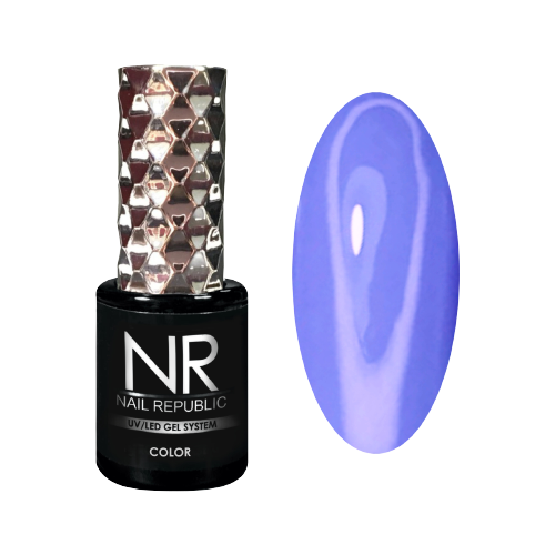 Nail Republic гель-лак для ногтей Color, 10 мл, 10 г, 324 синяя сталь