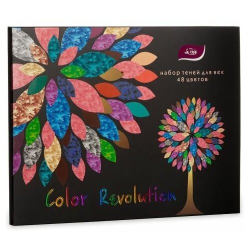 La Rosa Палетка теней для век Color Revolution 48 цветов