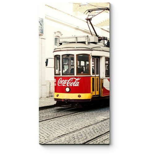 Модульная картина Трамвай Coca-Cola70x140