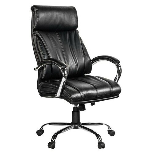 Кресло для руководителя Easy Chair 516 RT черное (рециклированная кожа/металл)