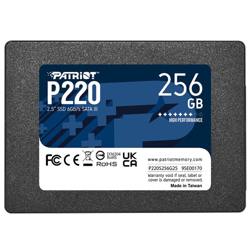 Твердотельный накопитель Patriot Memory P220 256 ГБ SATA P220S256G25