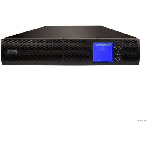 PowerCom ИБП PowerCom Sentinel SNT-1000 ИБП Online, 1000VA / 1000W, Rack/Tower, IEC, LCD, RS-232/USB, SNMPslot (1456275)