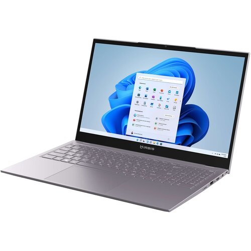 Ноутбук IRBIS 15NBP3508 15.6 Core i5-1235U, 15.6LCD 1920*1080 IPS , 16GB sodimm PCDDR4 3200mhz+512GB NVEM SSD, AX wifi6, Front camera: 2MP with cover