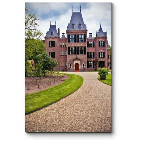 Модульная картина Красивый замок в Голландии 80x120