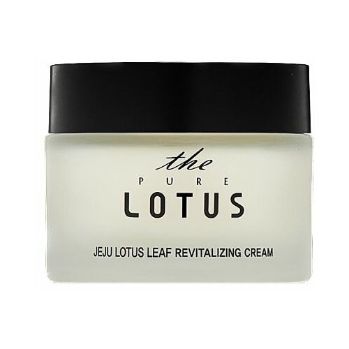 THE PURE LOTUS Крем для лица с экстрактом листьев лотоса Jeju Lotus Leaf Revitalizing Cream