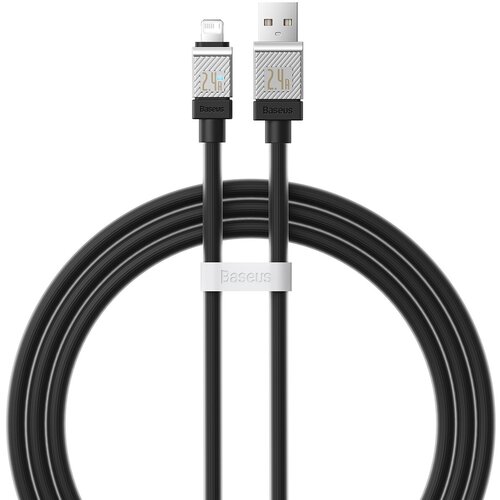 Кабель Baseus CoolPlay Series Fast Charging Cable USB - Apple Lightning 2.4A 1m (CAKW000401) Черный