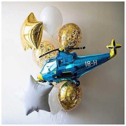 Связка воздушных шаров «Вертолёт»