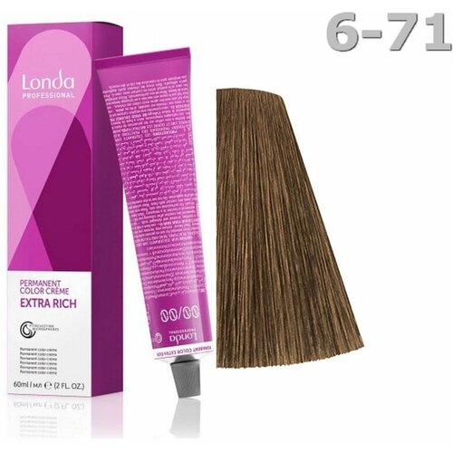 Londa Professional Permanent COLOR CREME стойкая крем-краска 60 мл 6/71