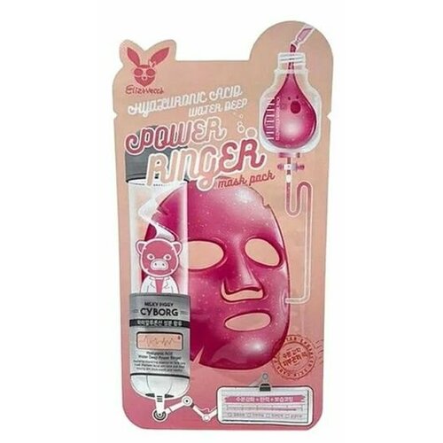 Elizavecca Маска для лица Power Ringer Hyaluronic Acid Water Deep Mask Pack, 23 мл