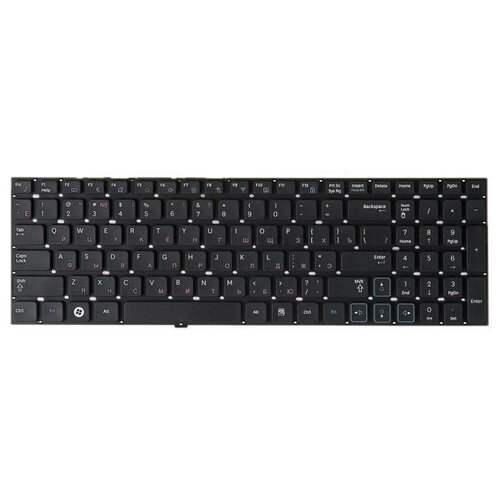 Клавиатура для ноутбука Samsung RV511, черная без рамки, гор. Enter ZeepDeep