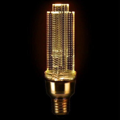 Лампа светодиодная. General декор GLDEN CRYSTAL-5-230-E27-6500 золотая