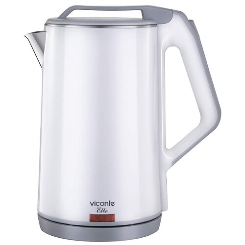 Чайник Viconte VС-3279, белый/серый