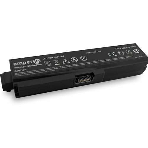 Аккумулятор усиленный Amperin для Toshiba PA3816U-1BRS 11.1V (6600mAh)