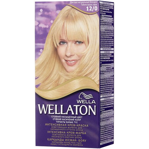 Wellaton стойкая крем-краска для волос, 12/0 светлый натуральный блондин, 150 мл