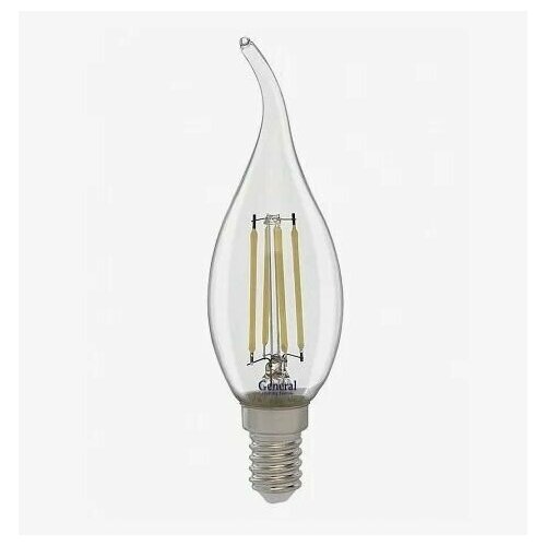 Лампа светодиодная филамент General GLDEN-CWS 10W 230V E14 2700K General-10 шт