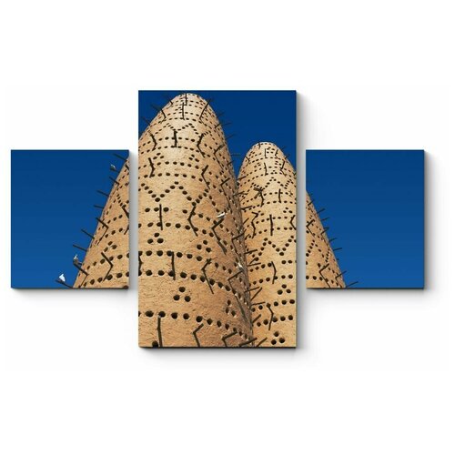 Модульная картина Голуби на башне в Катаре80x52