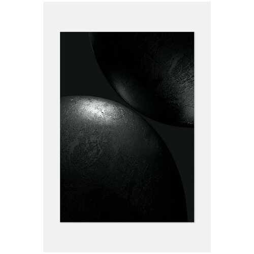 Постер для интерьера Postermarkt, 50х70 см в тубусе, Черный #30
