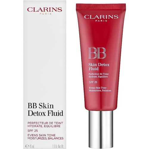 Clarins BB флюид Skin Detox, SPF 25, 45 мл, оттенок: 00 Fair