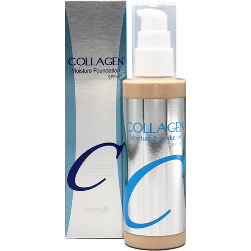 ENOUGH Collagen Moisture Foundation SPF15 #21 Увлажняющий тональный крем с коллагеном