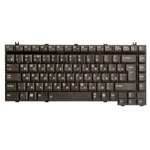 Клавиатура для ноутбука Toshiba Satellite A10 A15 A20 A25 A30 A40 A50 A55 A70 A75 A80 A100 черная