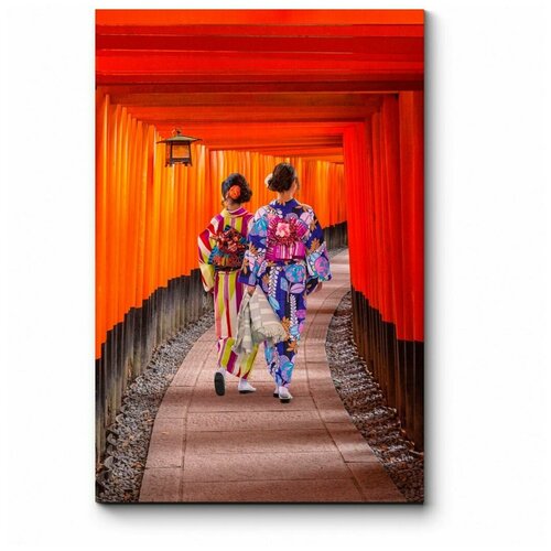 Модульная картина Дух Японии, Киото 60x90