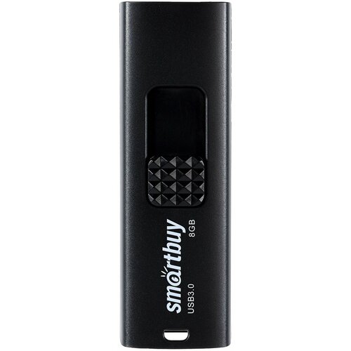 Флеш-накопитель 8Gb SmartBuy Fashion, USB 3.0/3,1, пластик, чёрный
