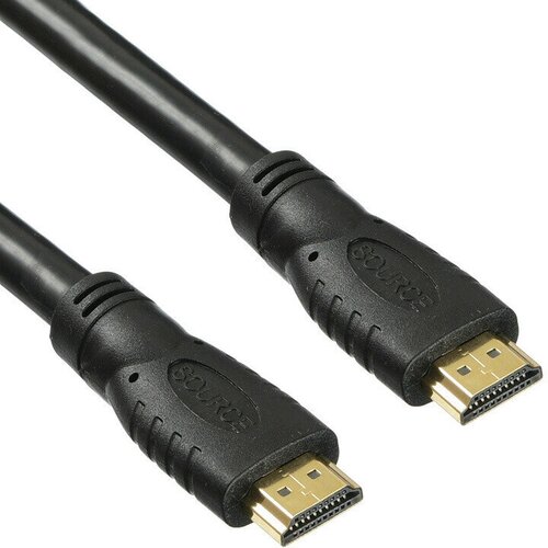 Кабель Buro HDMI 2.0 HDMI (m)-HDMI (m) v2.0 2м GOLD черный