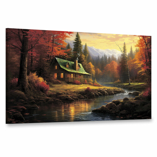 Интерьерная картина 100х60 "Осенняя ностальгия"