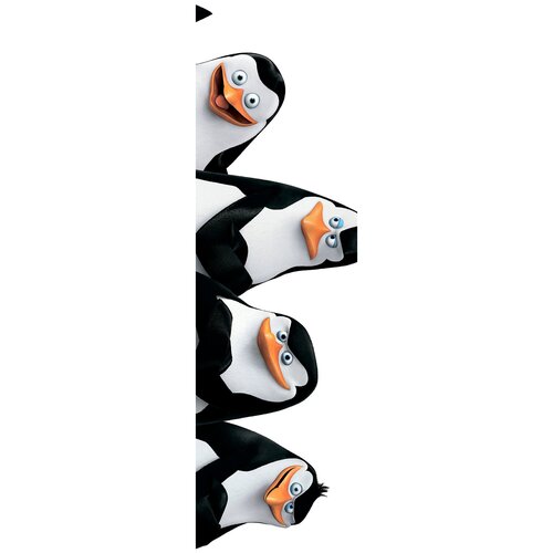 Instalook Наволочка с принтом "Пингвины из Мадагаскара" 35x140 см